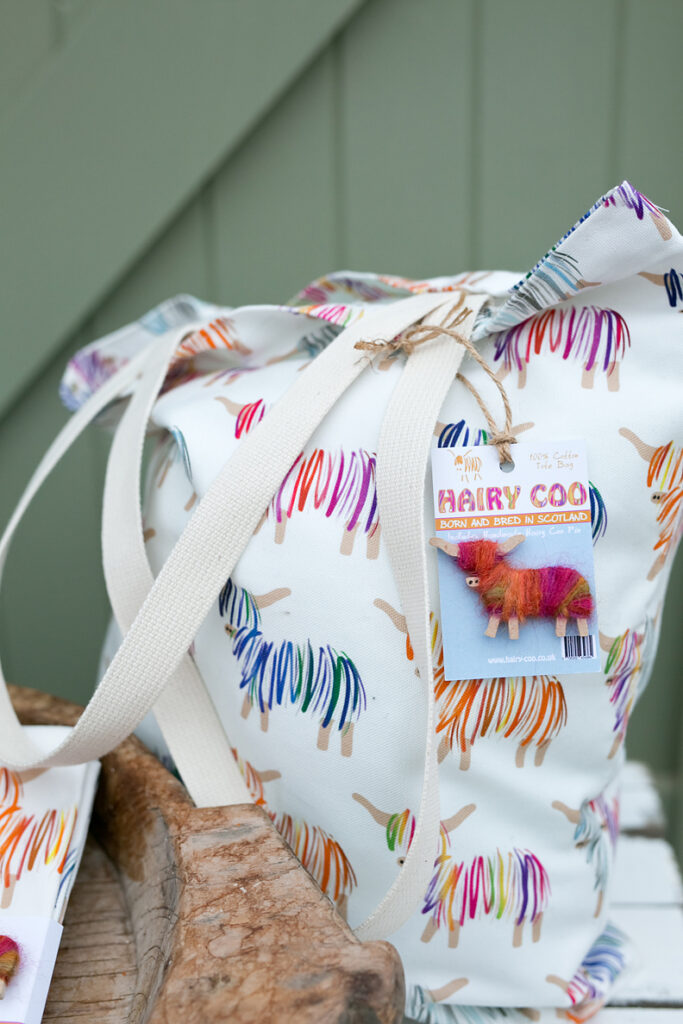 Hairy Coo Tote Bag - Grandfather Scottish